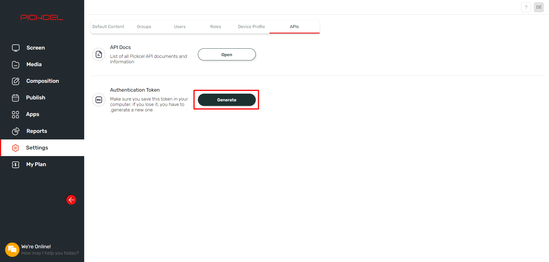 Is it possible to integrate Pickcel API with any 3rd party application?